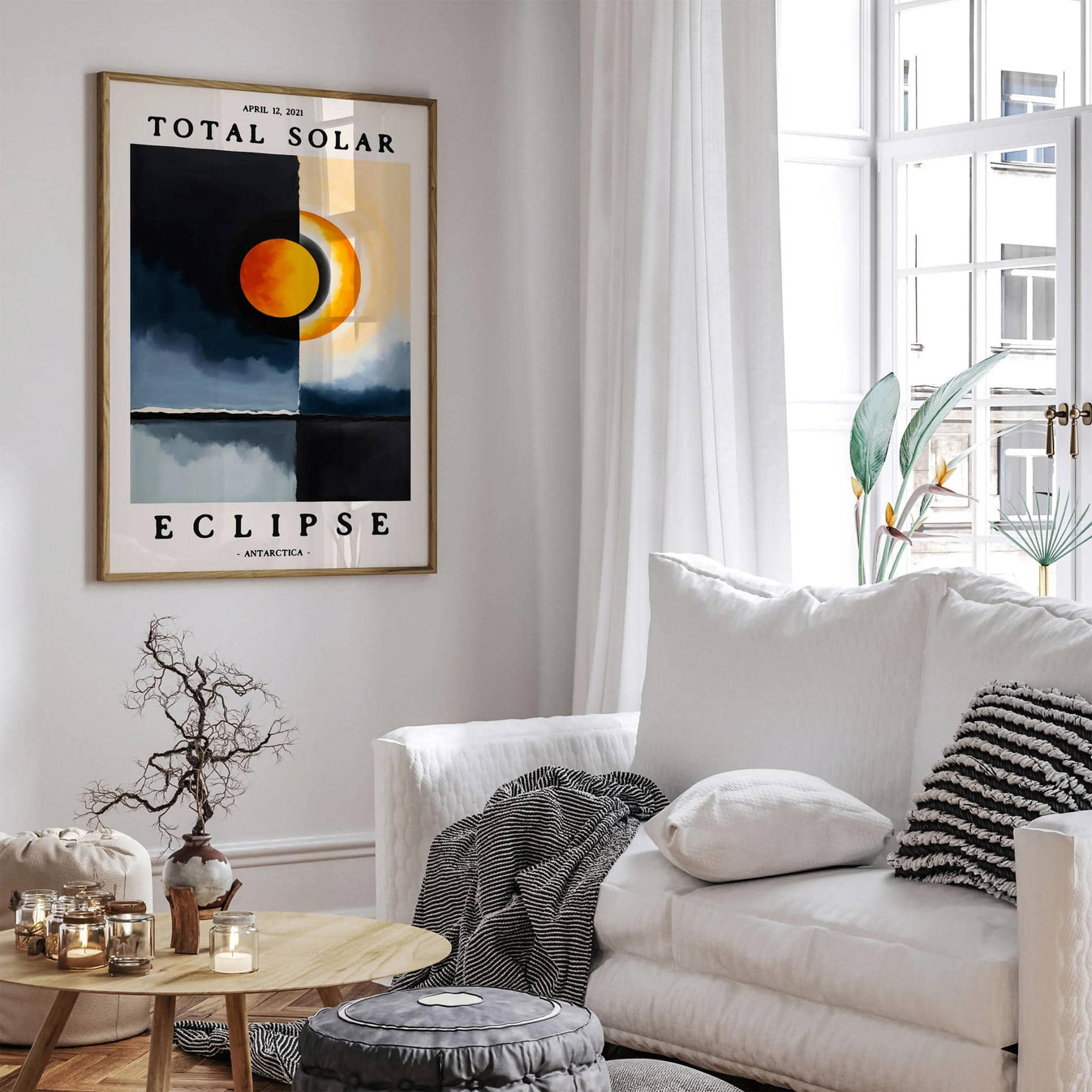 Total Solar Eclipse, Painting Wall Art 2024 – HypeSheriff