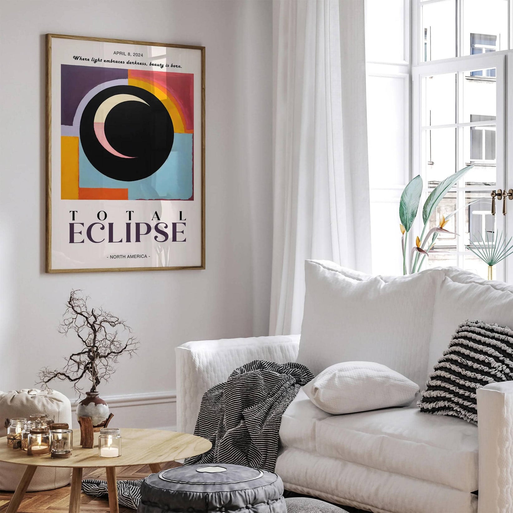 North America Total Eclipse Art Print – HypeSheriff