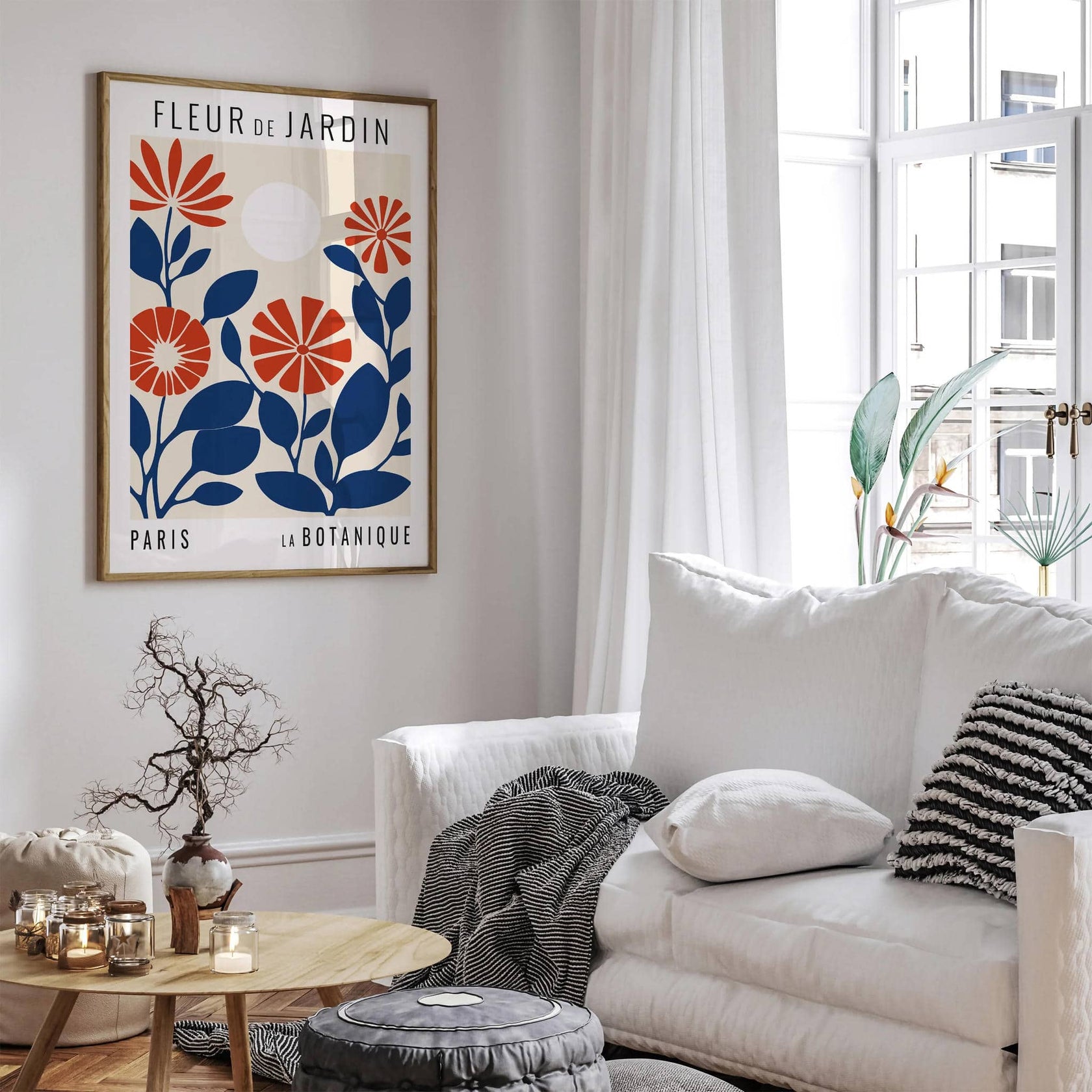 Retro French Flower Market Print – HypeSheriff