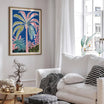 Colorful Tropical Palm Tree Poster – HypeSheriff