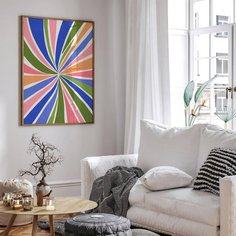 Colorful Swirly Abstract Poster – HypeSheriff
