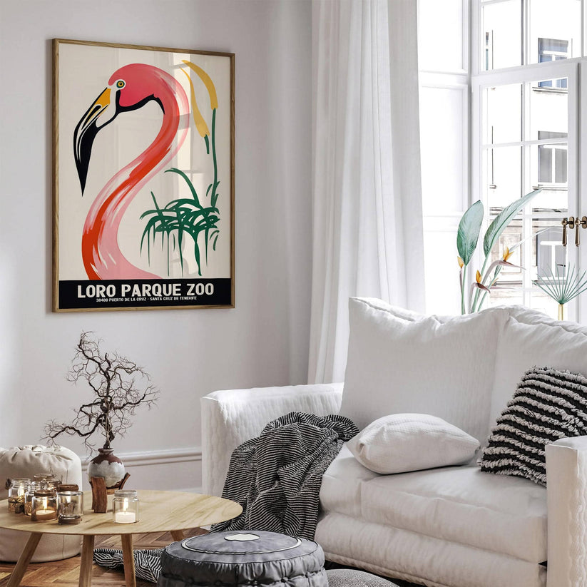 Loro Parque Zoo - Flamingo Wall Art – HypeSheriff