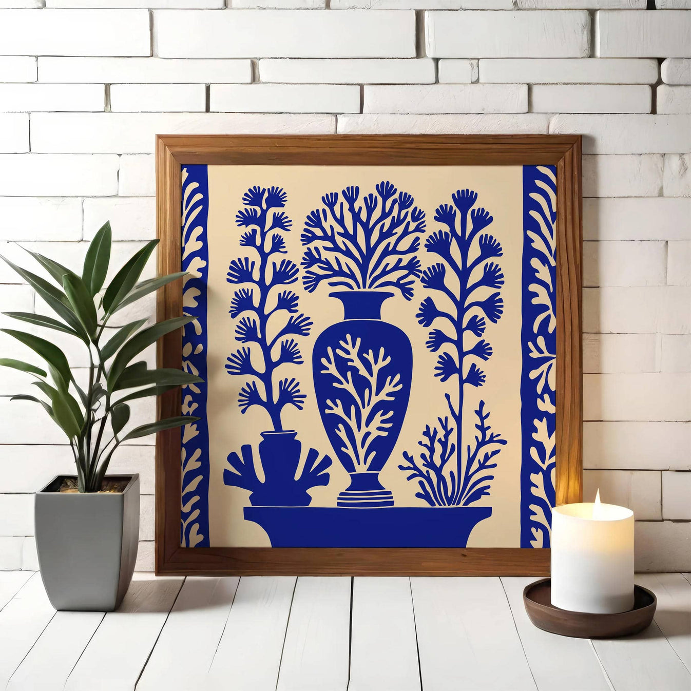 Blue Coral Reefs Square Art Print 2025 – HypeSheriff