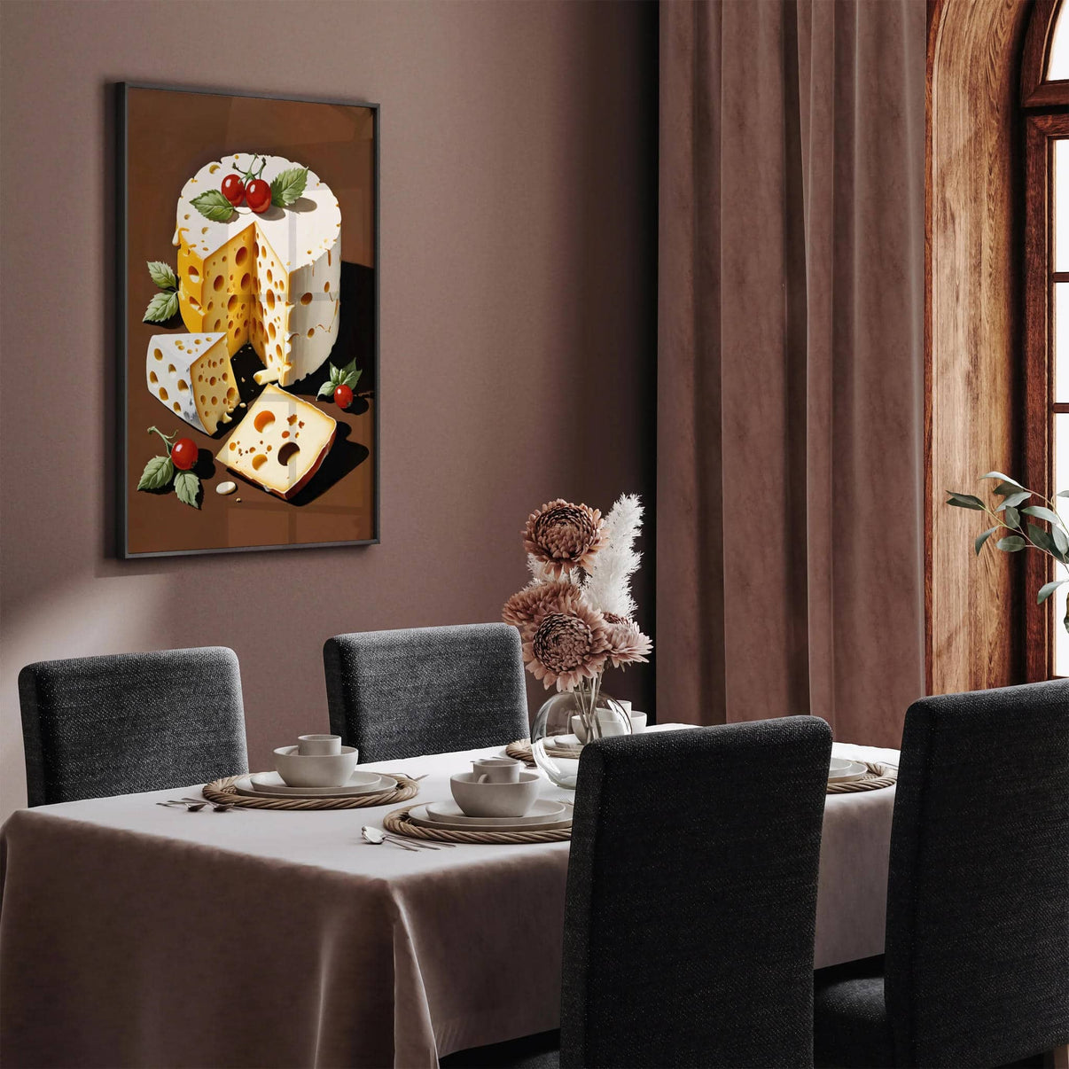 French Cheese Kitchen Wall Art Print – HypeSheriff