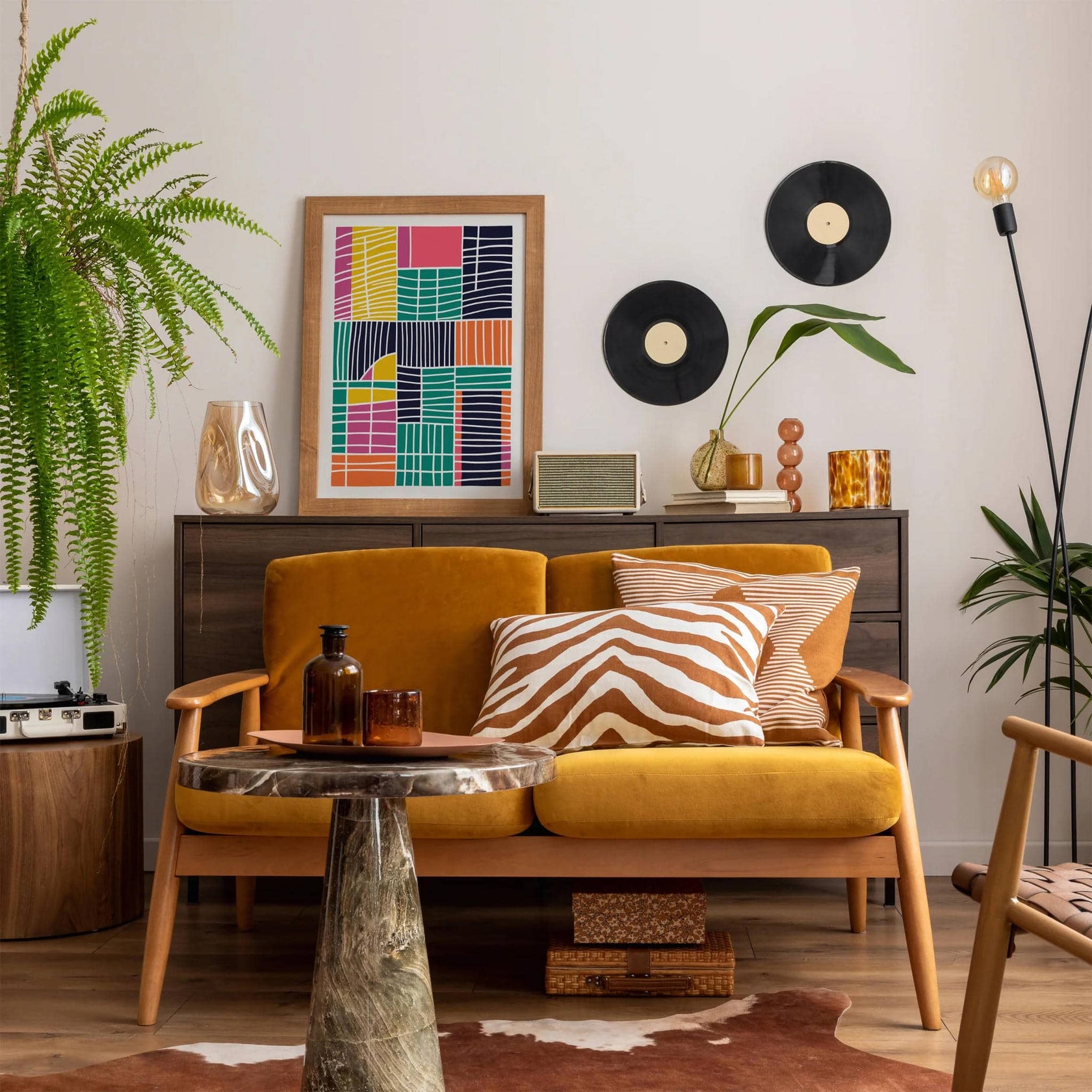 Colorful Cut Outs Geometric Print – HypeSheriff