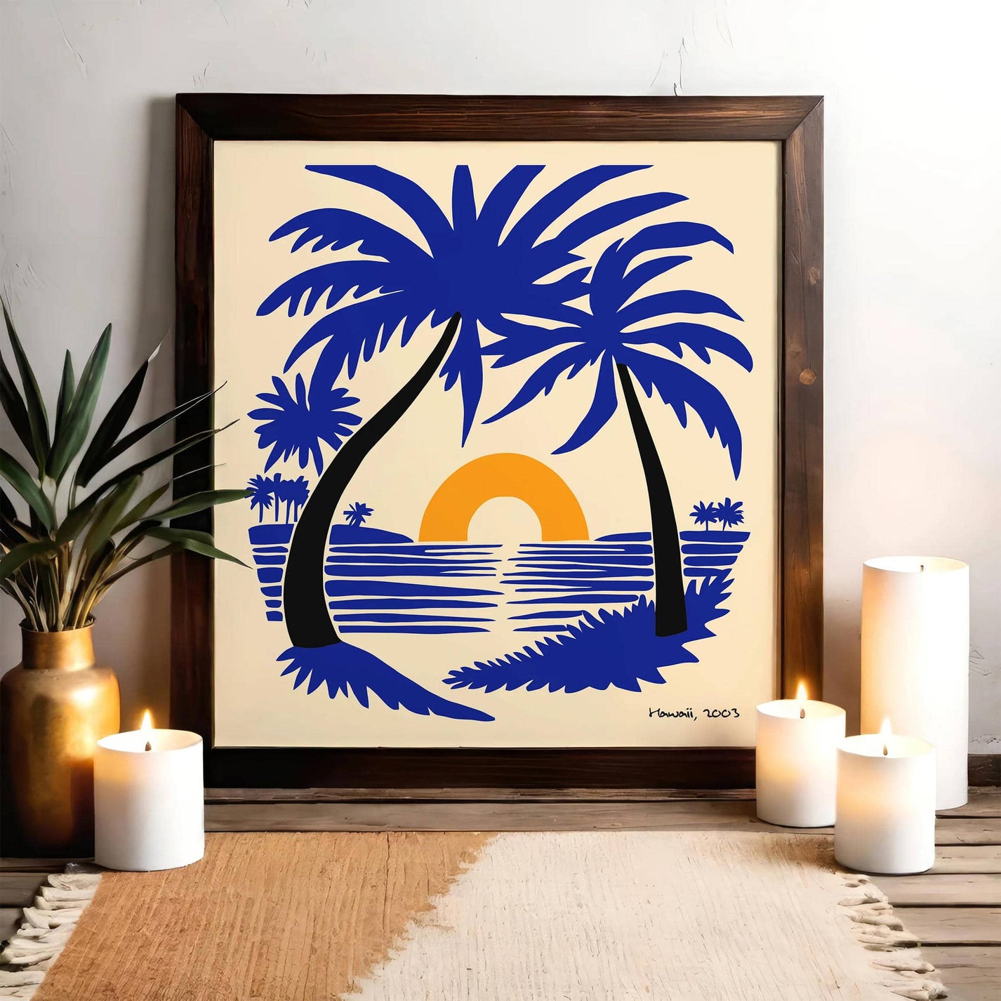 Hawaii Travel Square Art Print – HypeSheriff