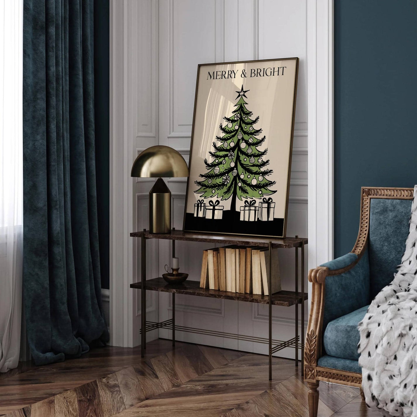 Minimalist Christas Tree Art Print 2024 – HypeSheriff