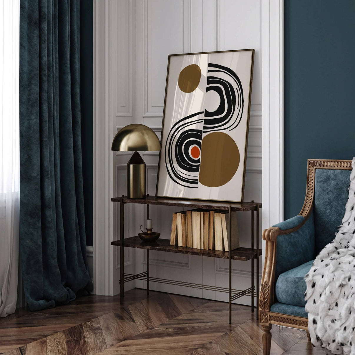 Rustic Abstract Shapes Poster – HypeSheriff