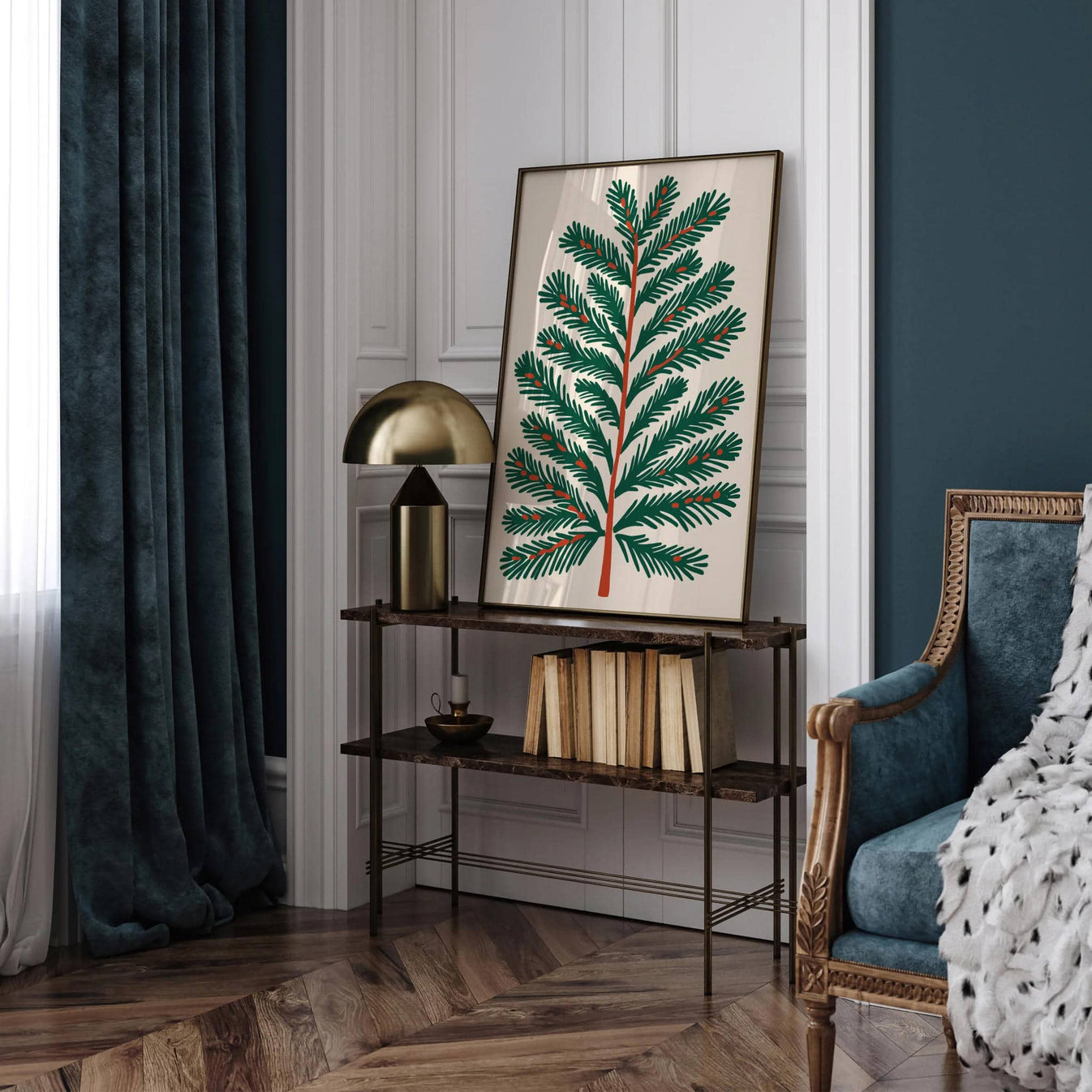 Christmas Tree Branch Kitchen Poster – HypeSheriff