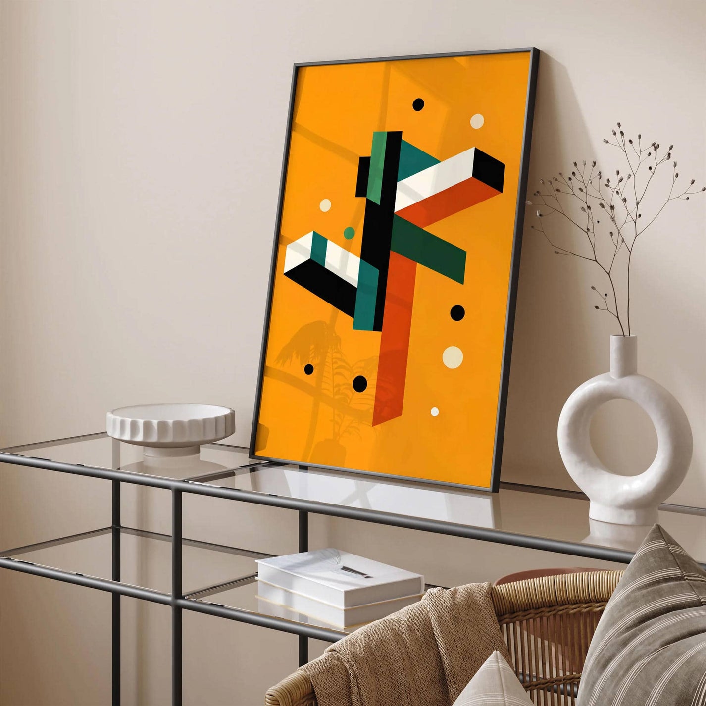 Modern Geometric Abstract Art Print – HypeSheriff