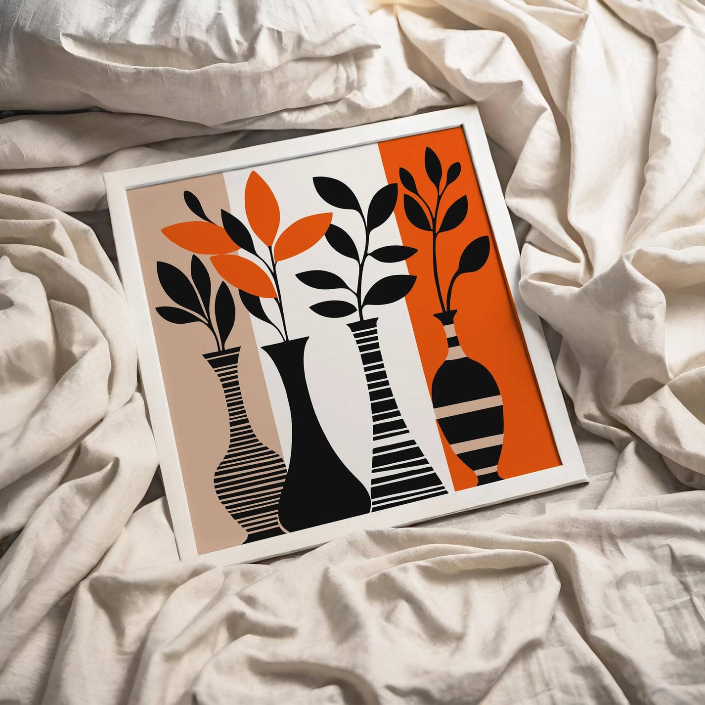 Retro Still Life Square Art Print 2025 – HypeSheriff