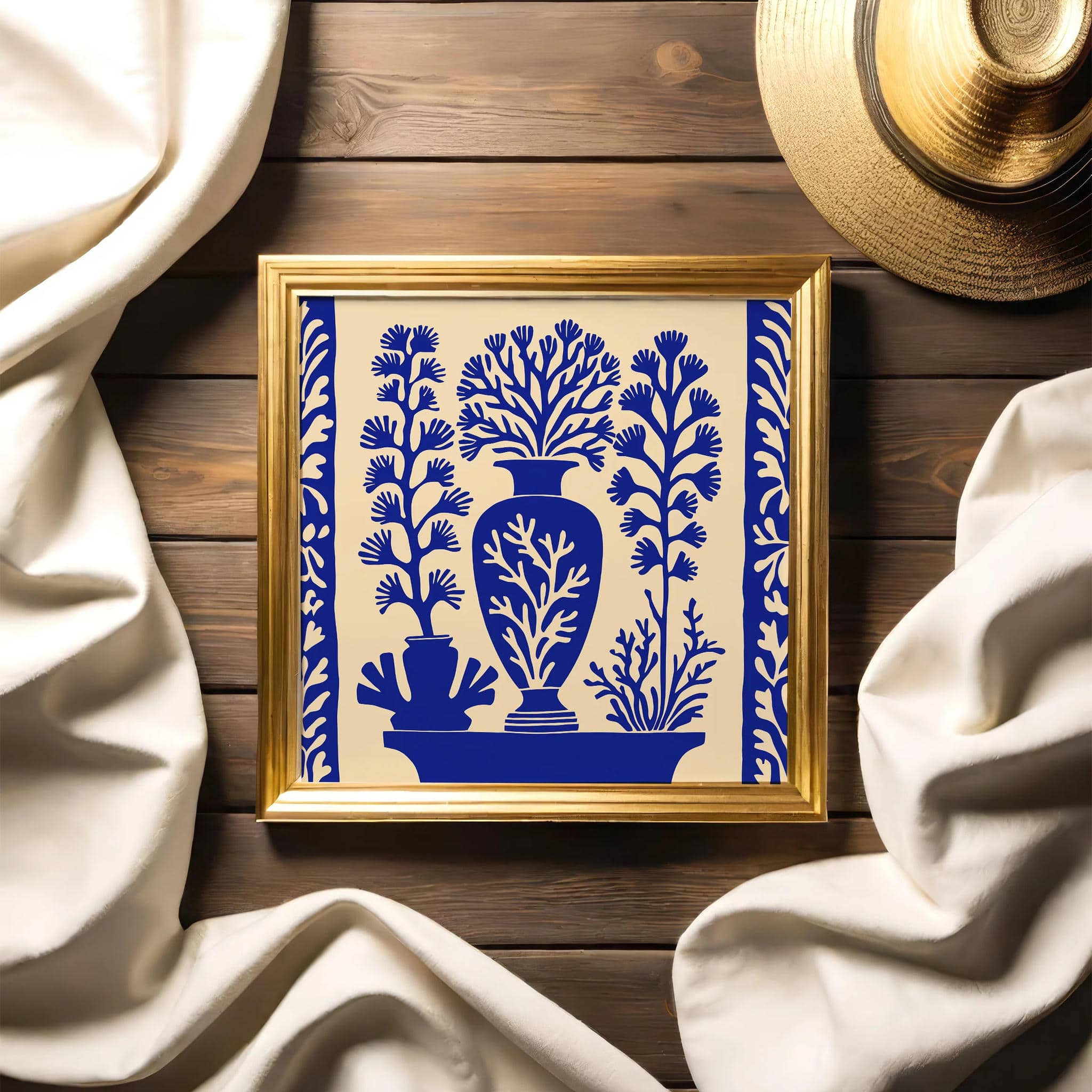 Blue Coral Reefs Square Art Print 2025 – HypeSheriff