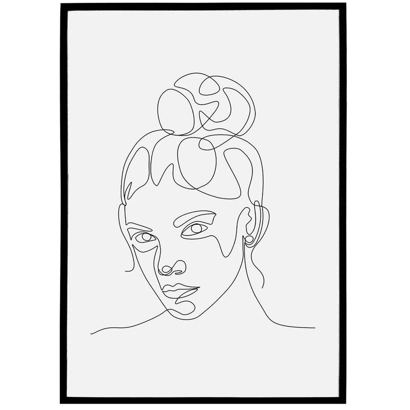 Single Line Drawing Poster – HypeSheriff
