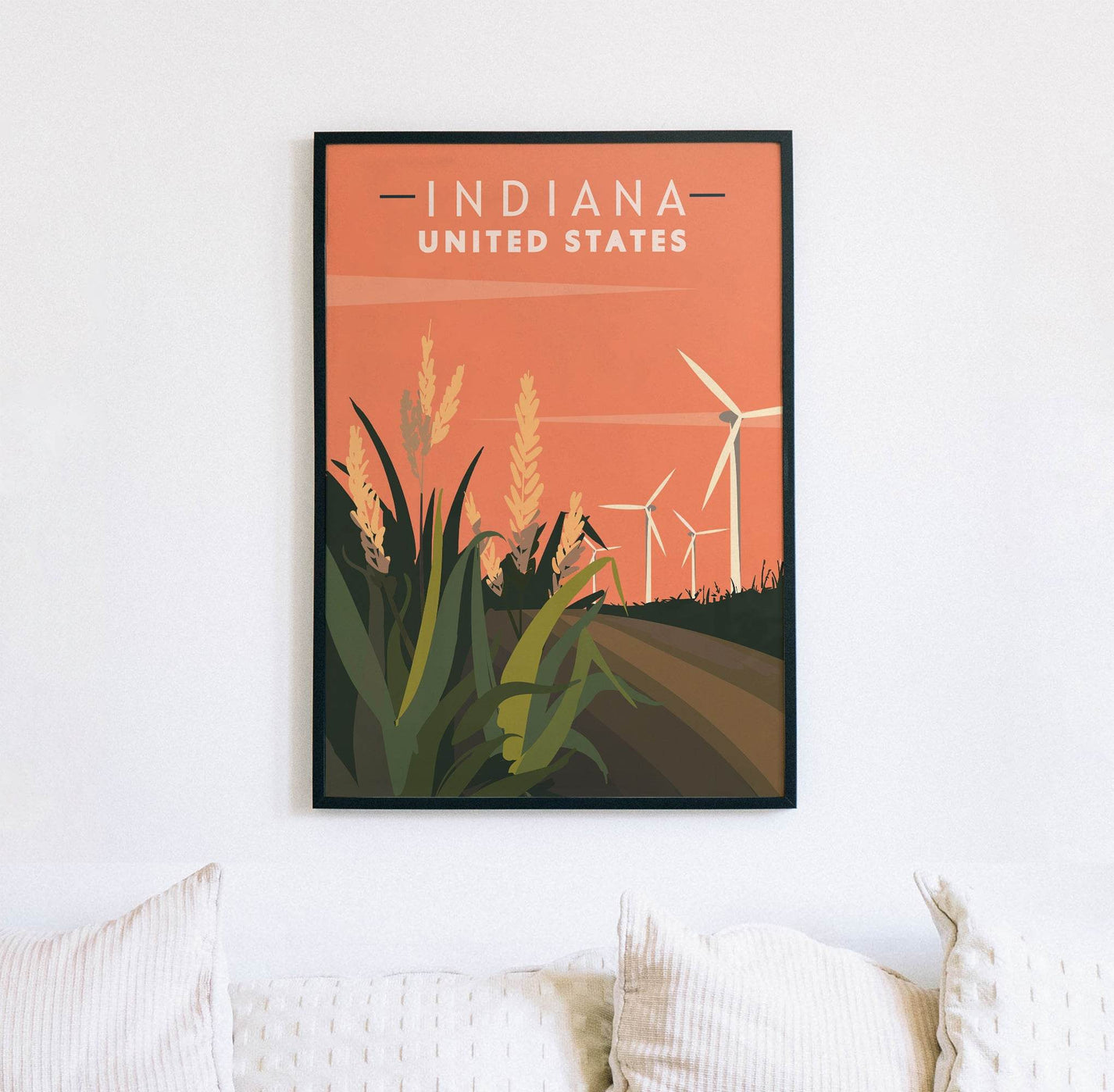 Indiana Travel Poster | Iconic Posters, Original Art Prints – HypeSheriff