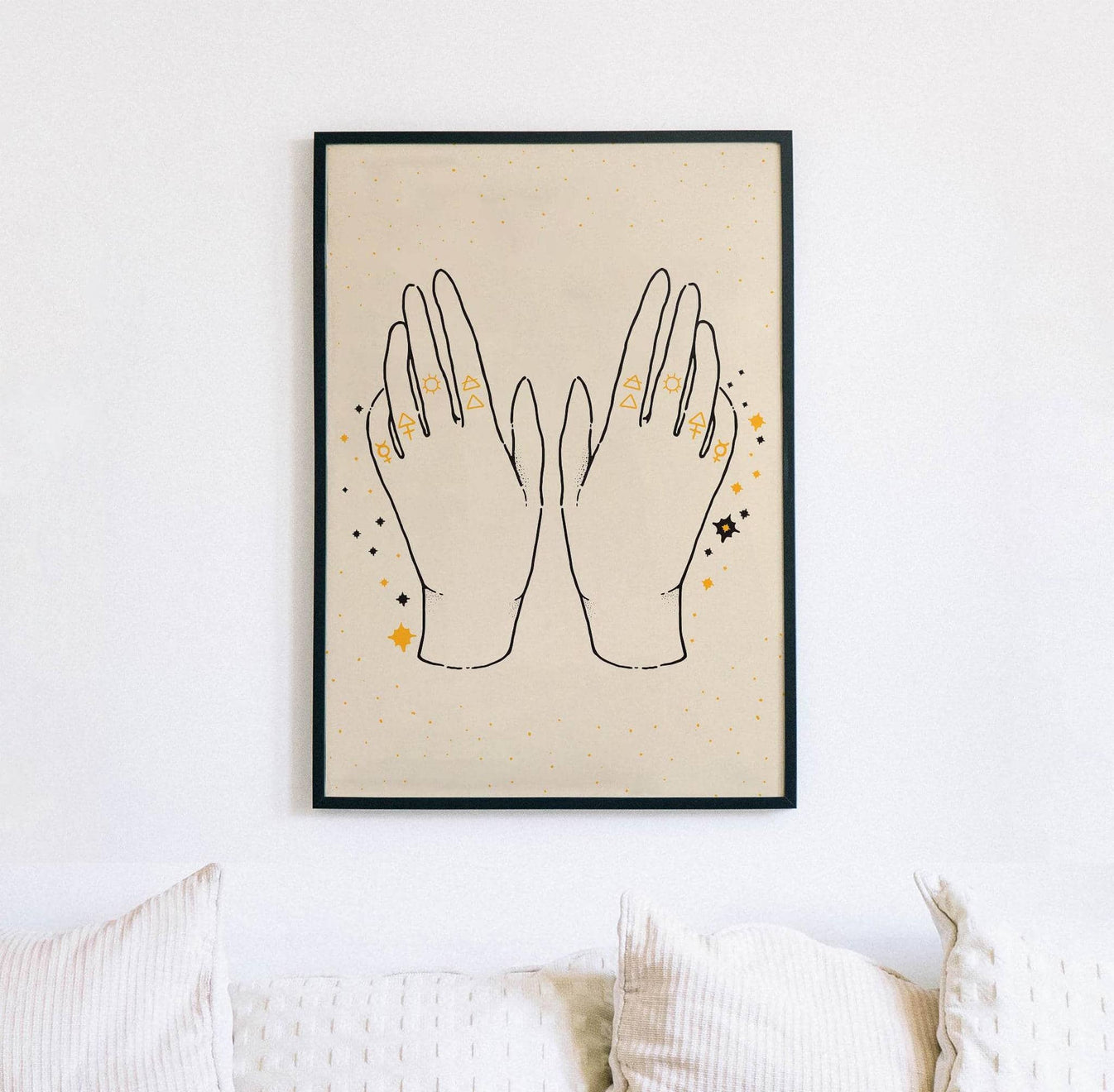 Boho Line Art Drawing Print – HypeSheriff