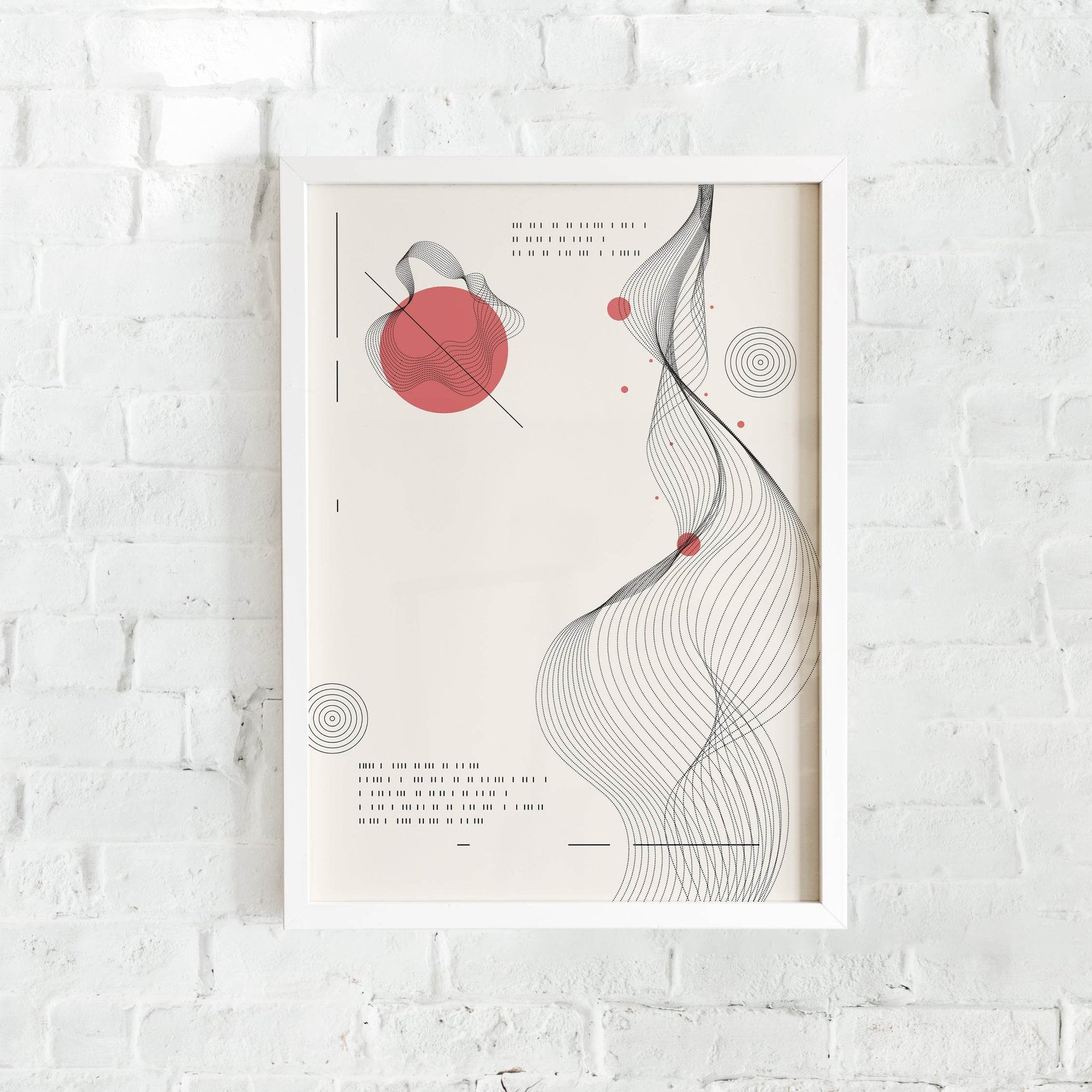Japan Inspired Abstract Poster | Iconic Posters, Original Art Prints ...