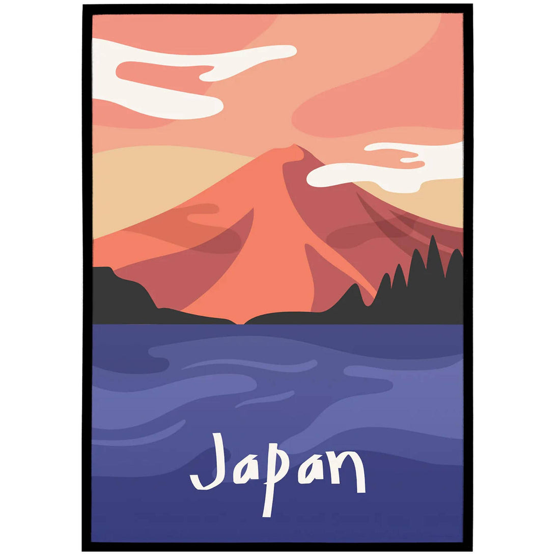 Colorful Japan Travel Poster – HypeSheriff
