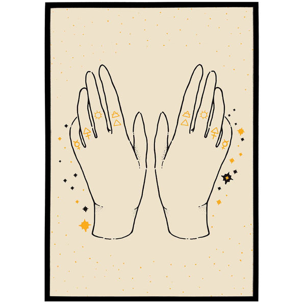 Boho Line Art Drawing Print – HypeSheriff