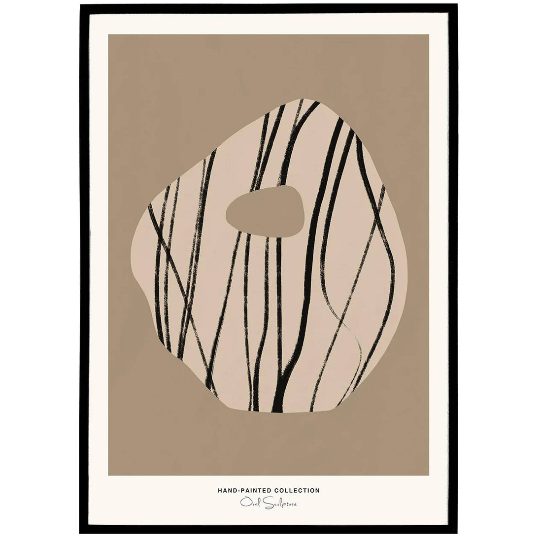 Oval Sculpture | Hand-Painted Collection Poster – HypeSheriff