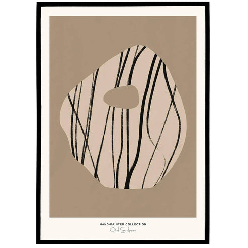 Oval Sculpture | Hand-Painted Collection Poster – HypeSheriff