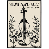 Wine and Jazz 1995 Festival Poster – HypeSheriff
