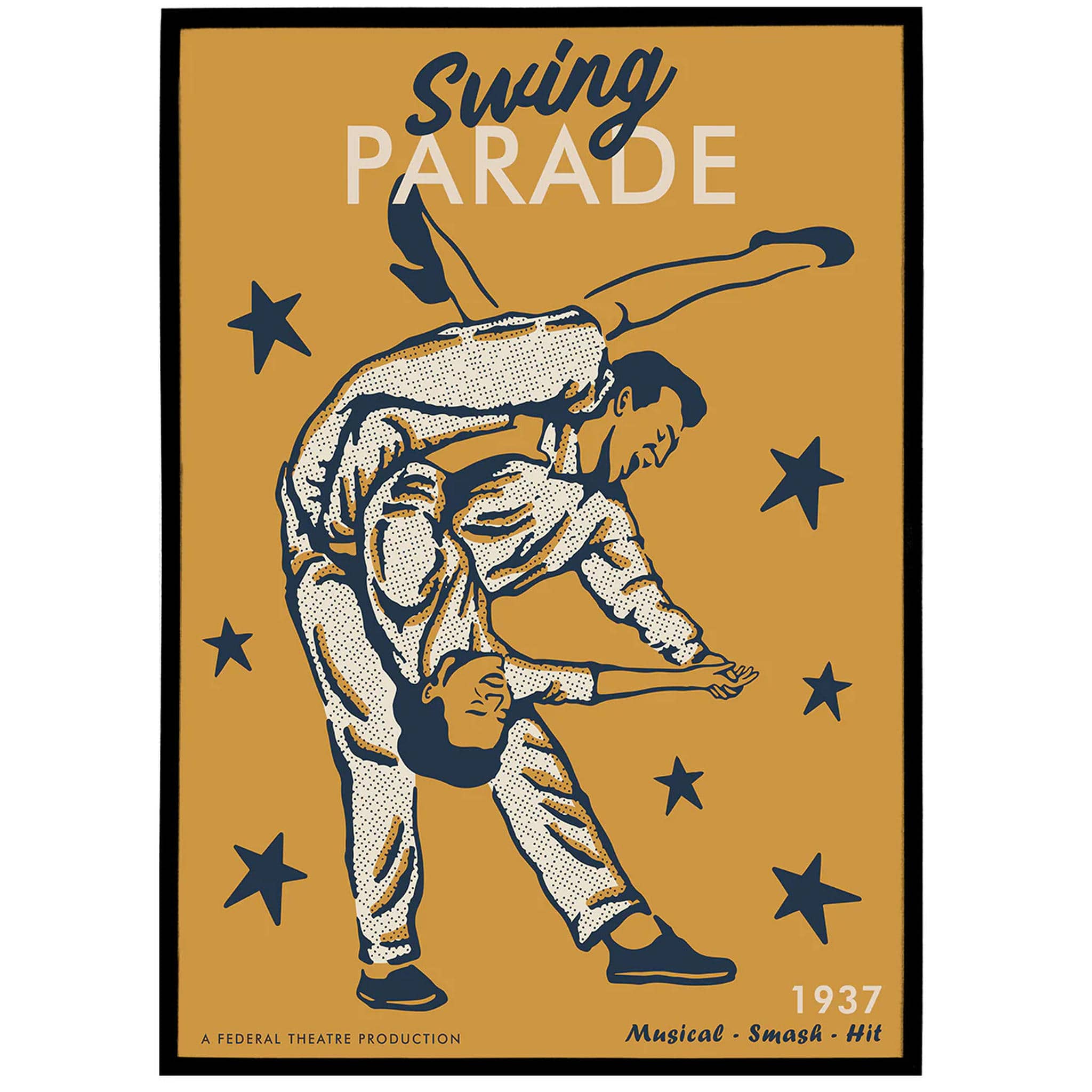 Swing Parade Retro Music Poster – HypeSheriff