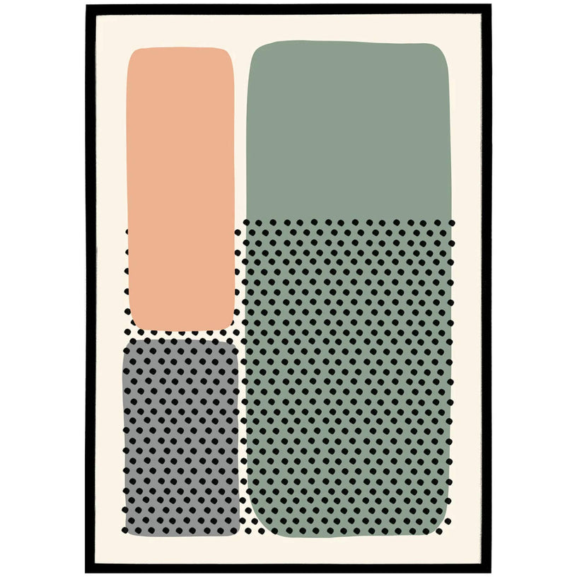 Minimalist Abstract MCM Art Print – HypeSheriff