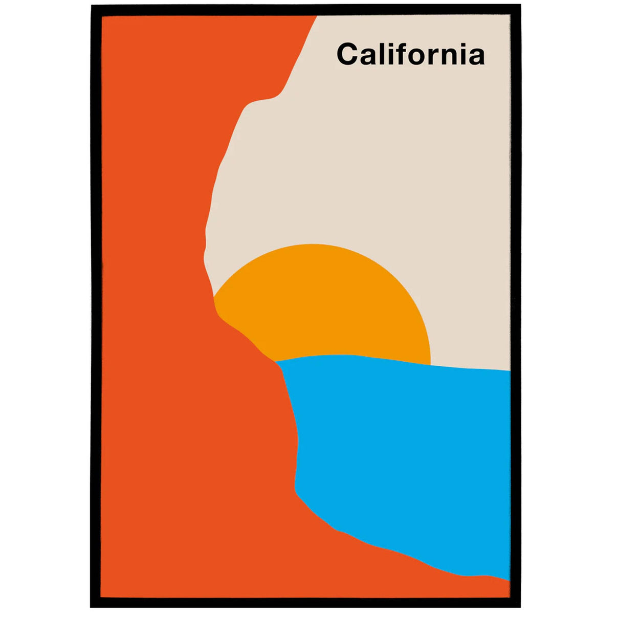 California Illustration Poster – HypeSheriff