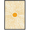 Eclectic sun wall art poster – HypeSheriff