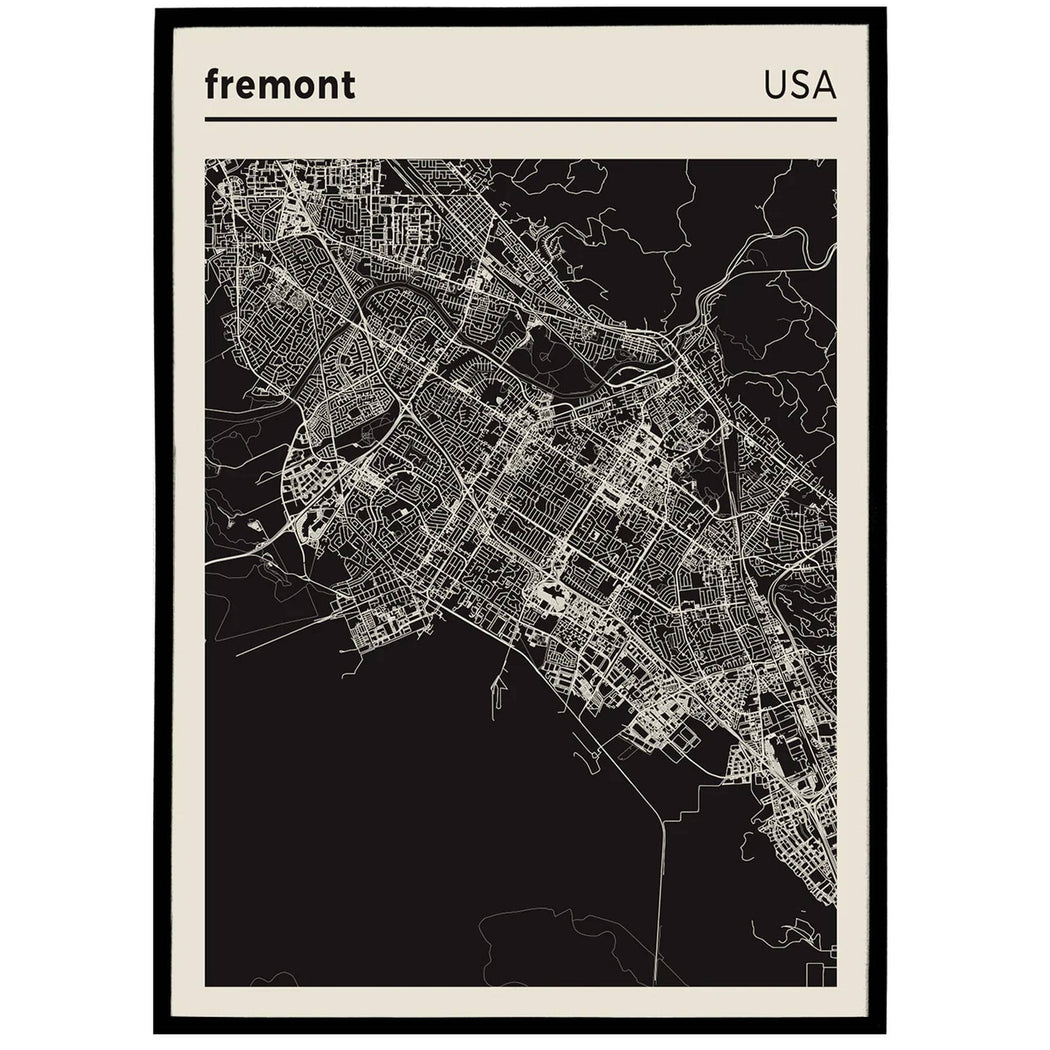 Fremont Map Poster — HypeSheriff US