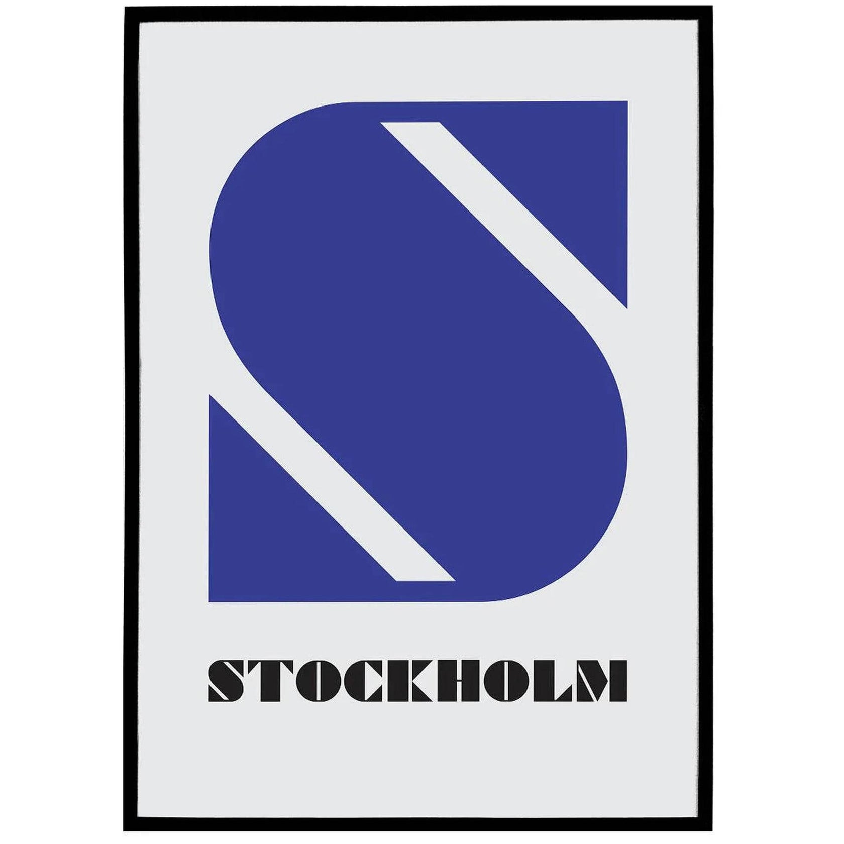 Stockholm Typographic Poster – HypeSheriff
