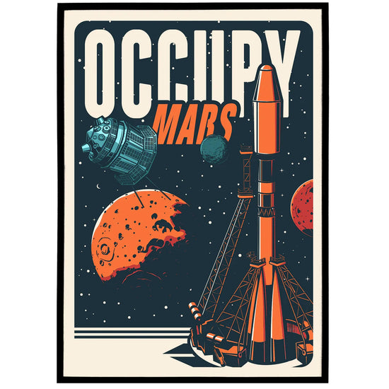 Occupy Mars Poster Print – HypeSheriff