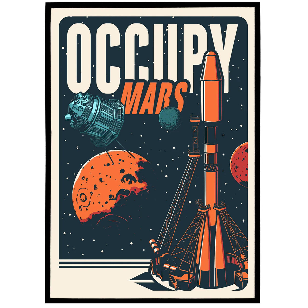 Occupy Mars Poster Print — HypeSheriff