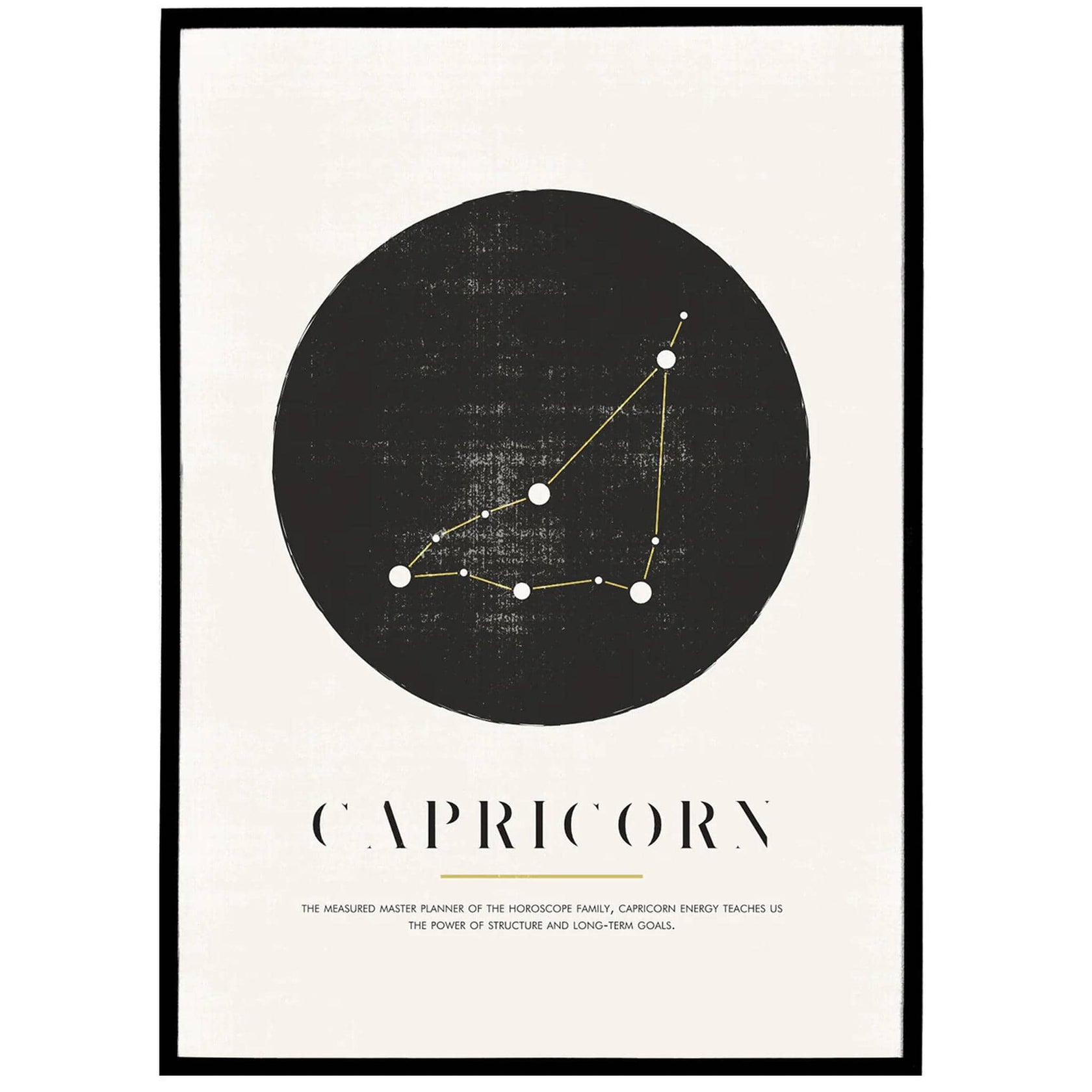 Capricorn Zodiac Art Print – HypeSheriff