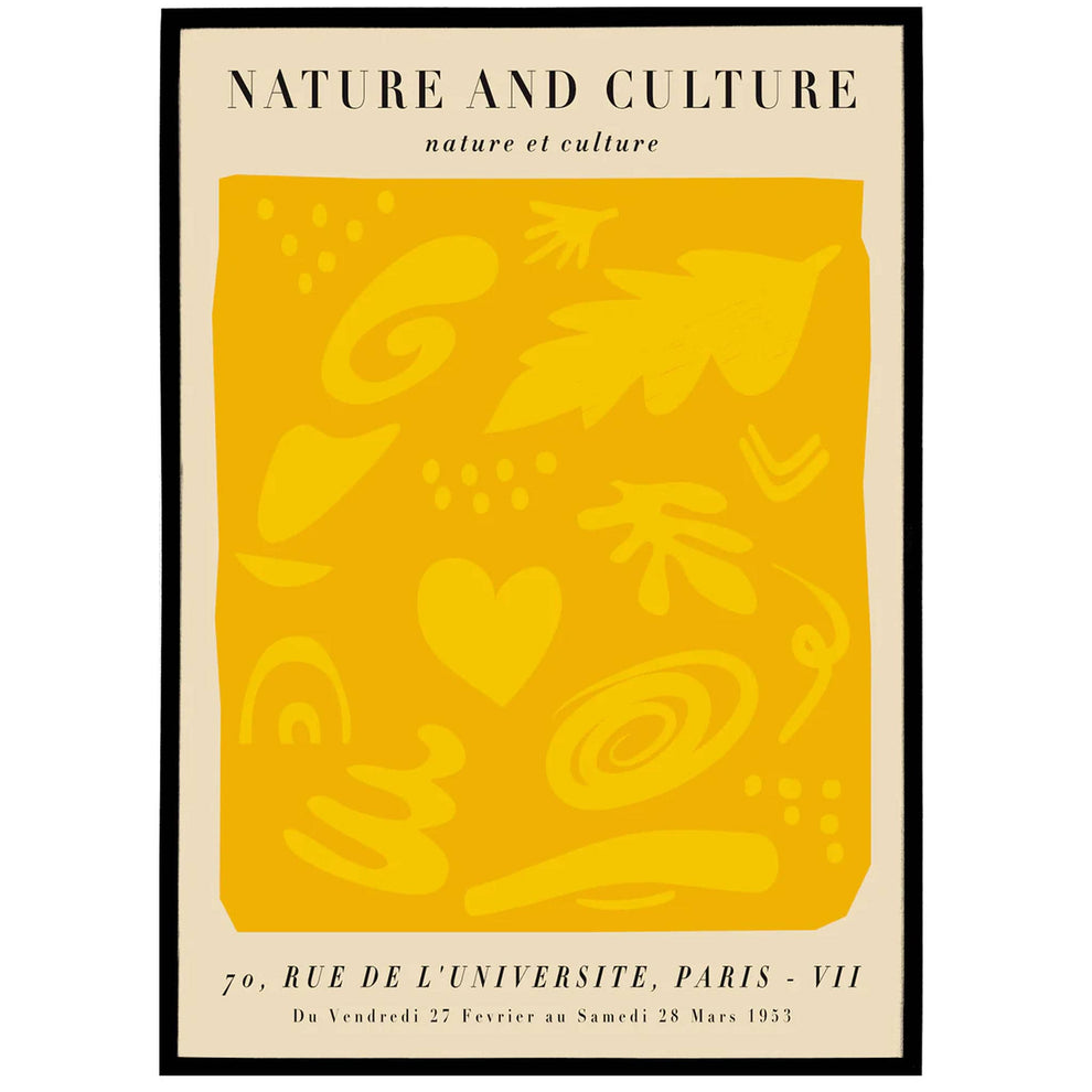 Nature and Culture - french exhibition poster – HypeSheriff