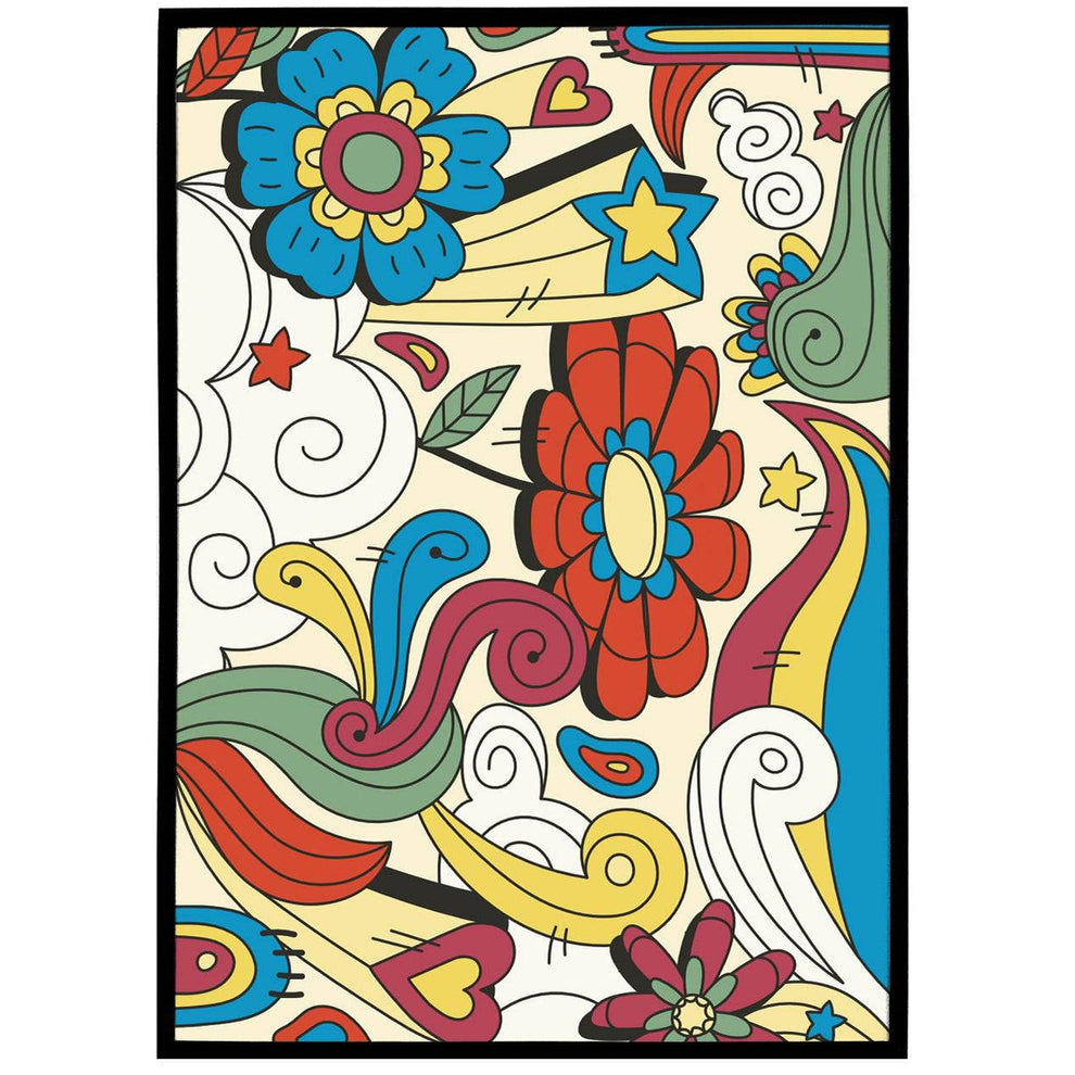 Psychedelic groovy art print – HypeSheriff
