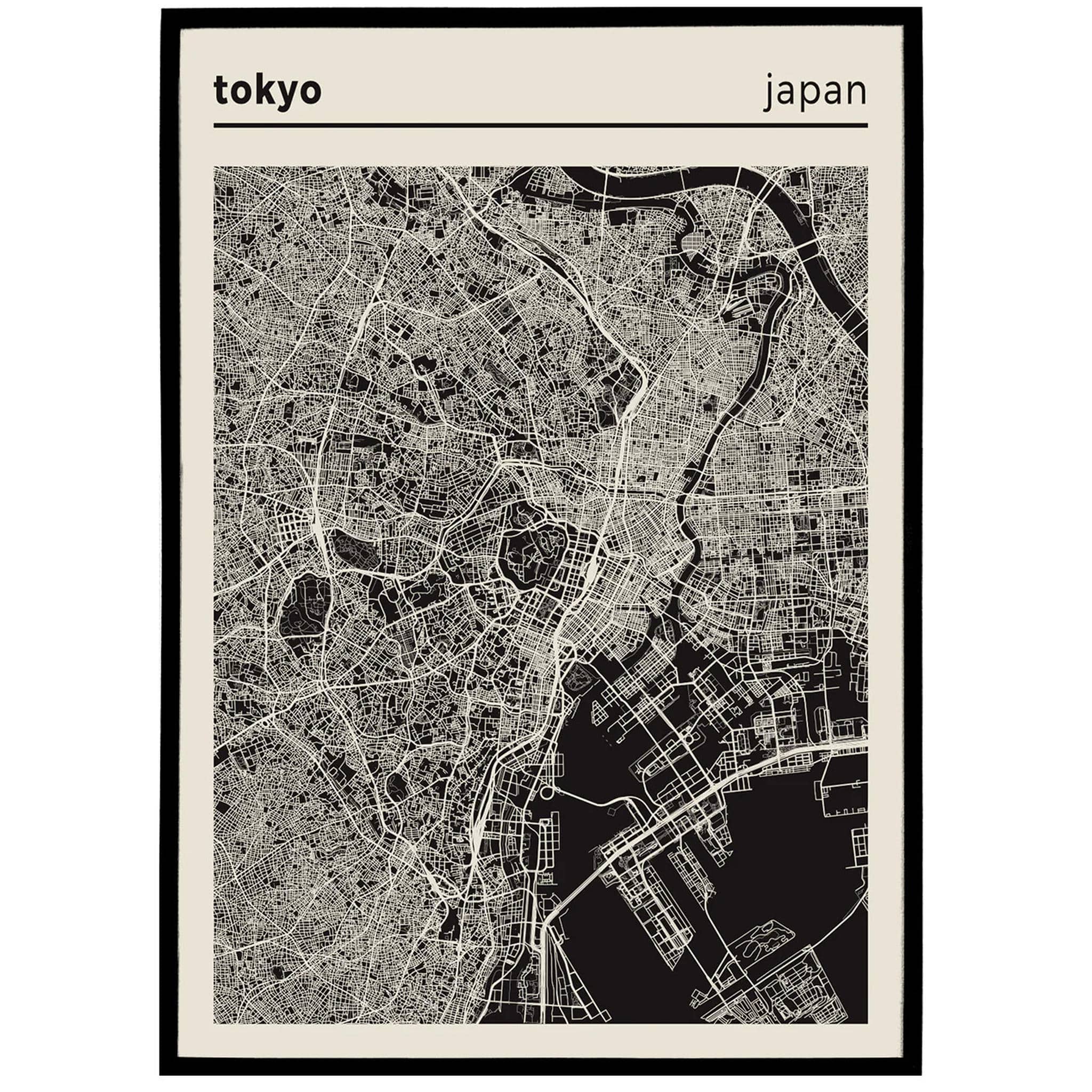 Tokyo Map Poster – HypeSheriff