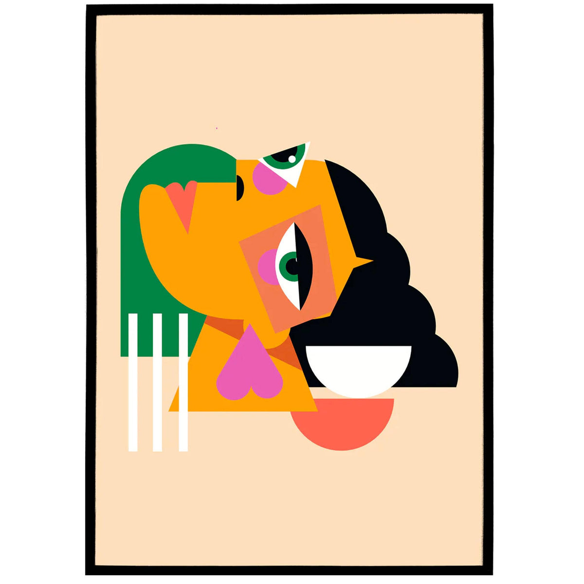 Minimalist Cubism Poster — HypeSheriff US