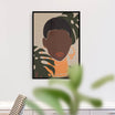 Minimalist Plant Lady Poster - Bohemian Decor – HypeSheriff