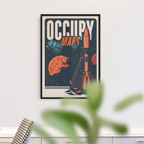 Occupy Mars Poster Print – HypeSheriff