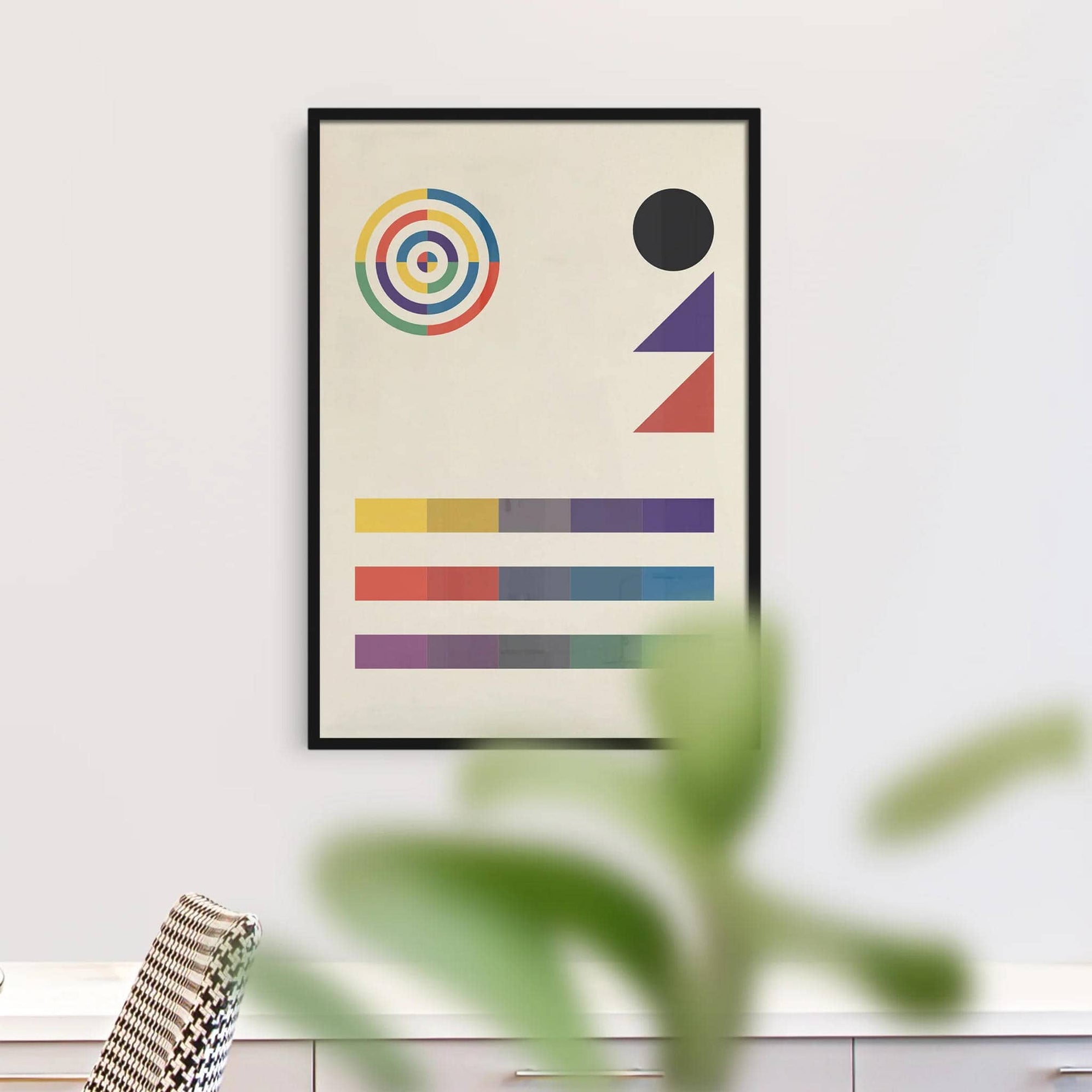 Color Theory Retro Poster Print — HypeSheriff US