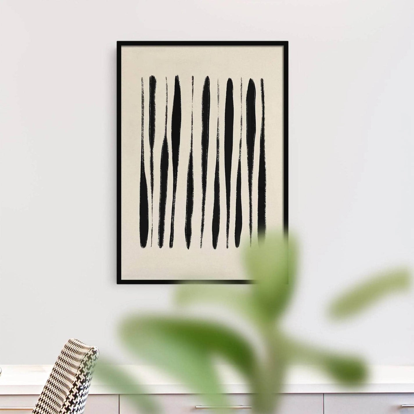 Minimalist Rustic Stripes Art Print – HypeSheriff