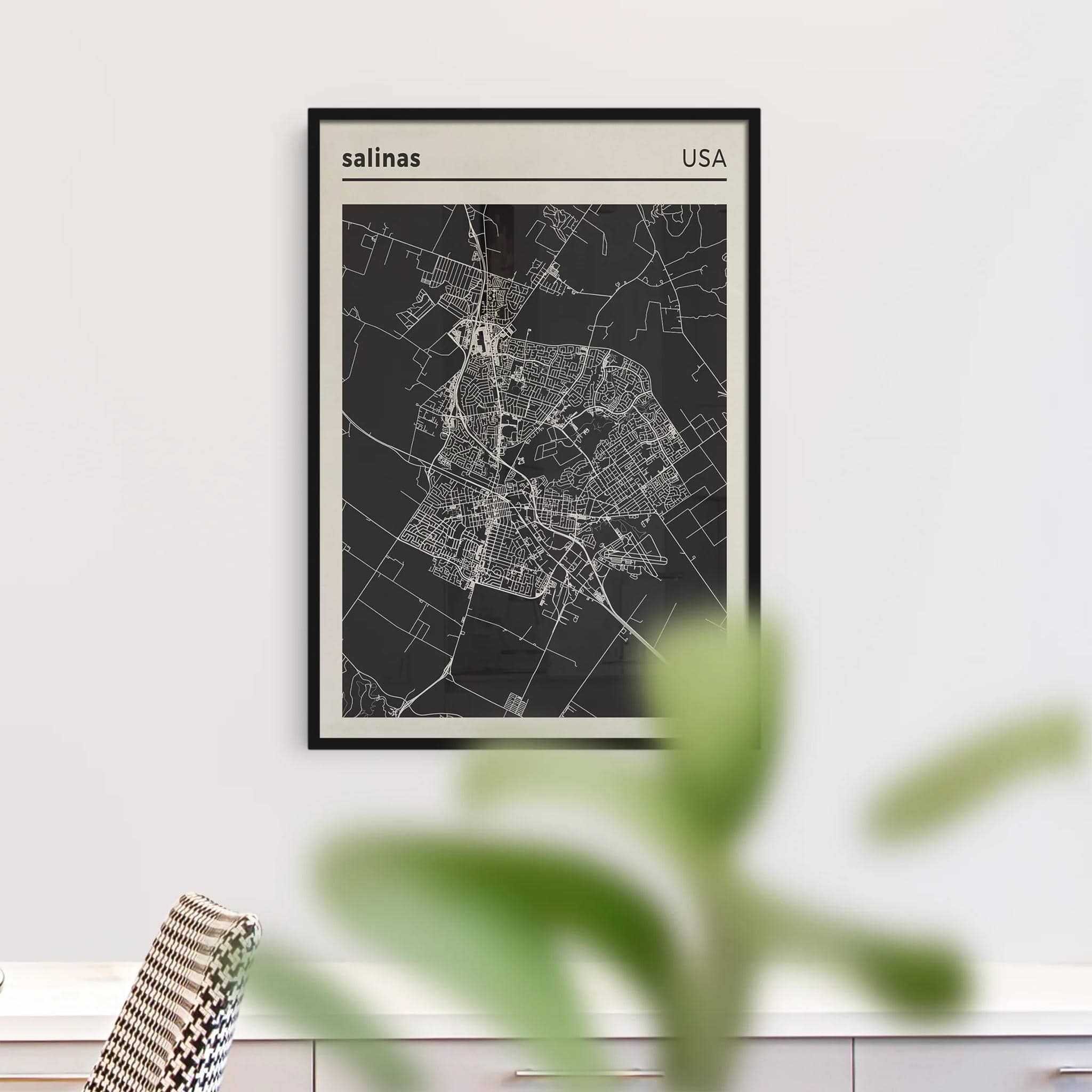 Salinas - USA, City Map Poster – HypeSheriff