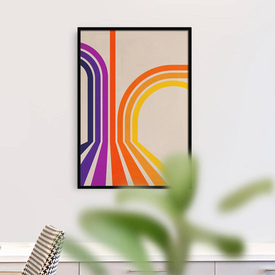 Retro Rainbow Arches Poster – HypeSheriff