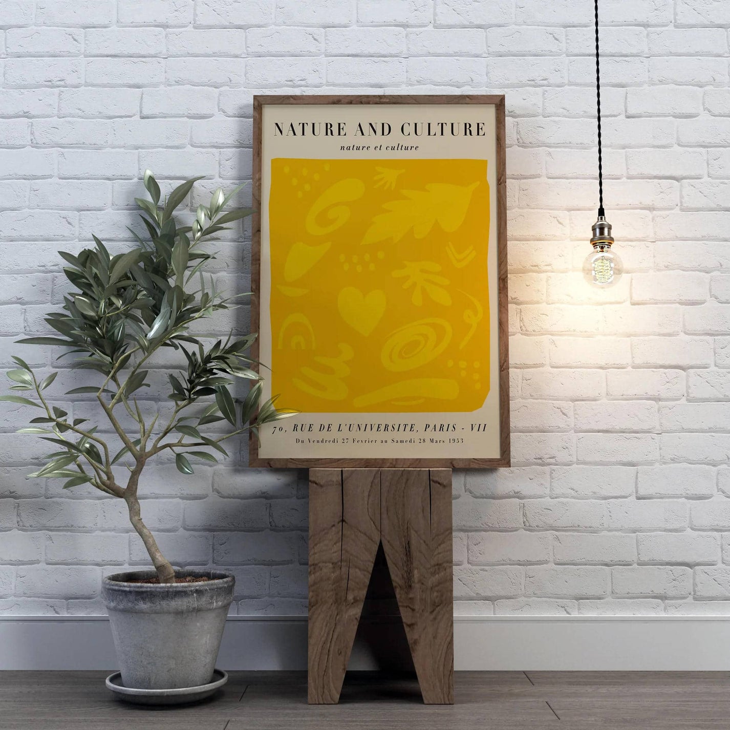 Nature and Culture - french exhibition poster – HypeSheriff