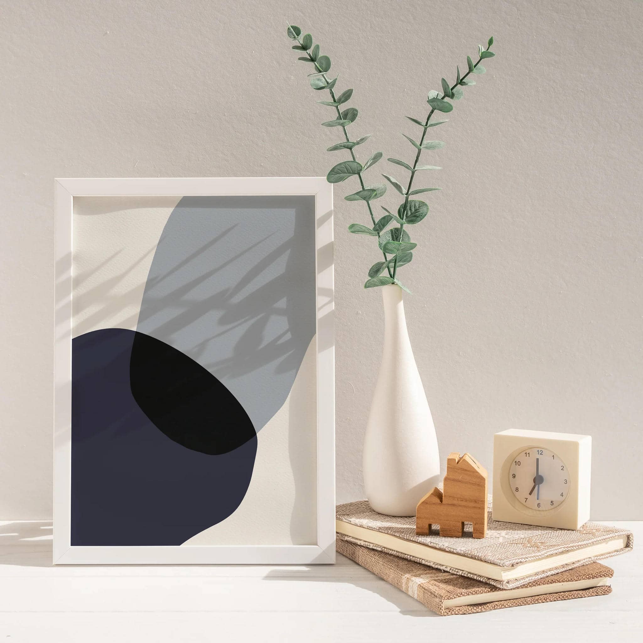 Graphite Scandinavian Abstract Poster — HypeSheriff US