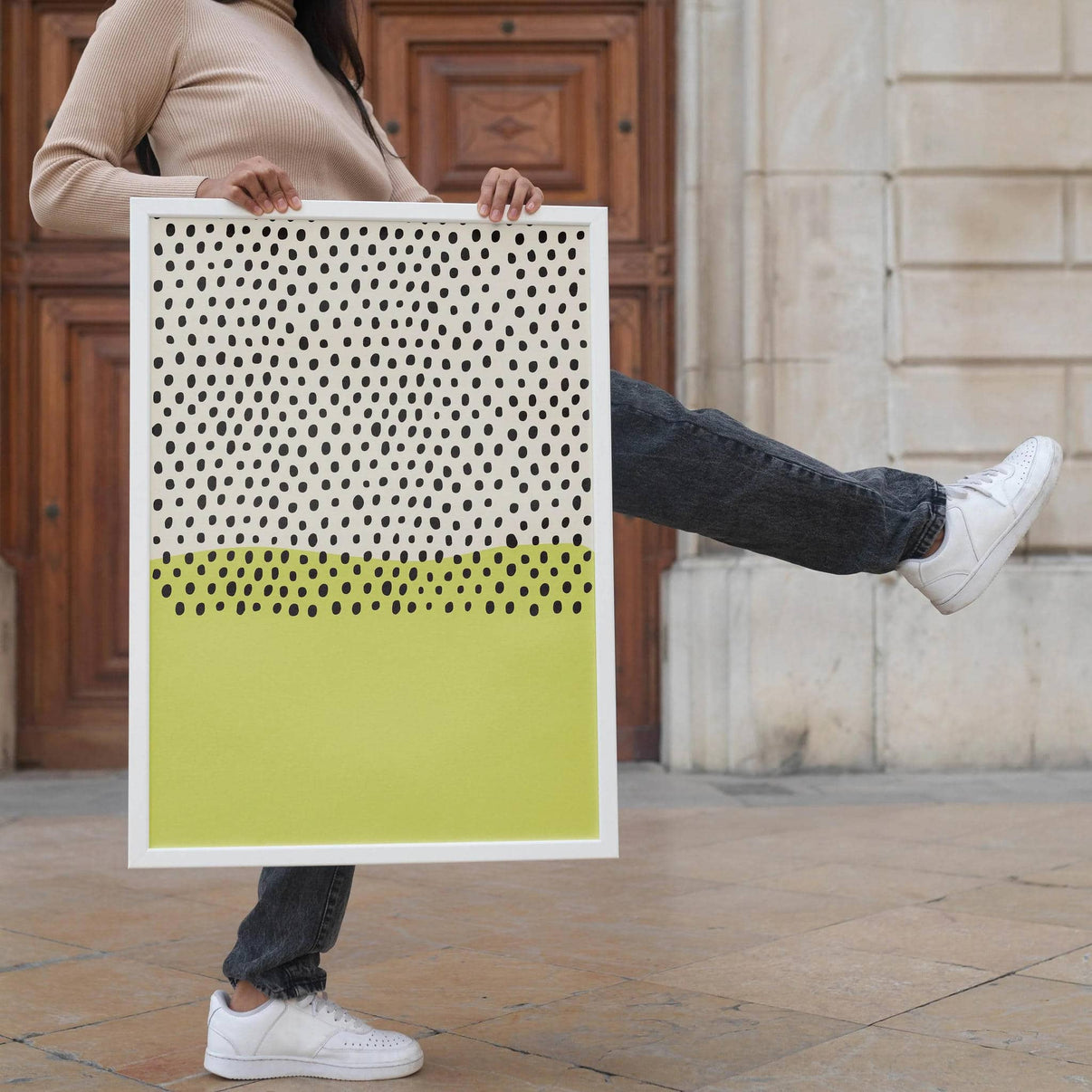 Set of 3 Matching Chartreuse Green Art Prints – HypeSheriff