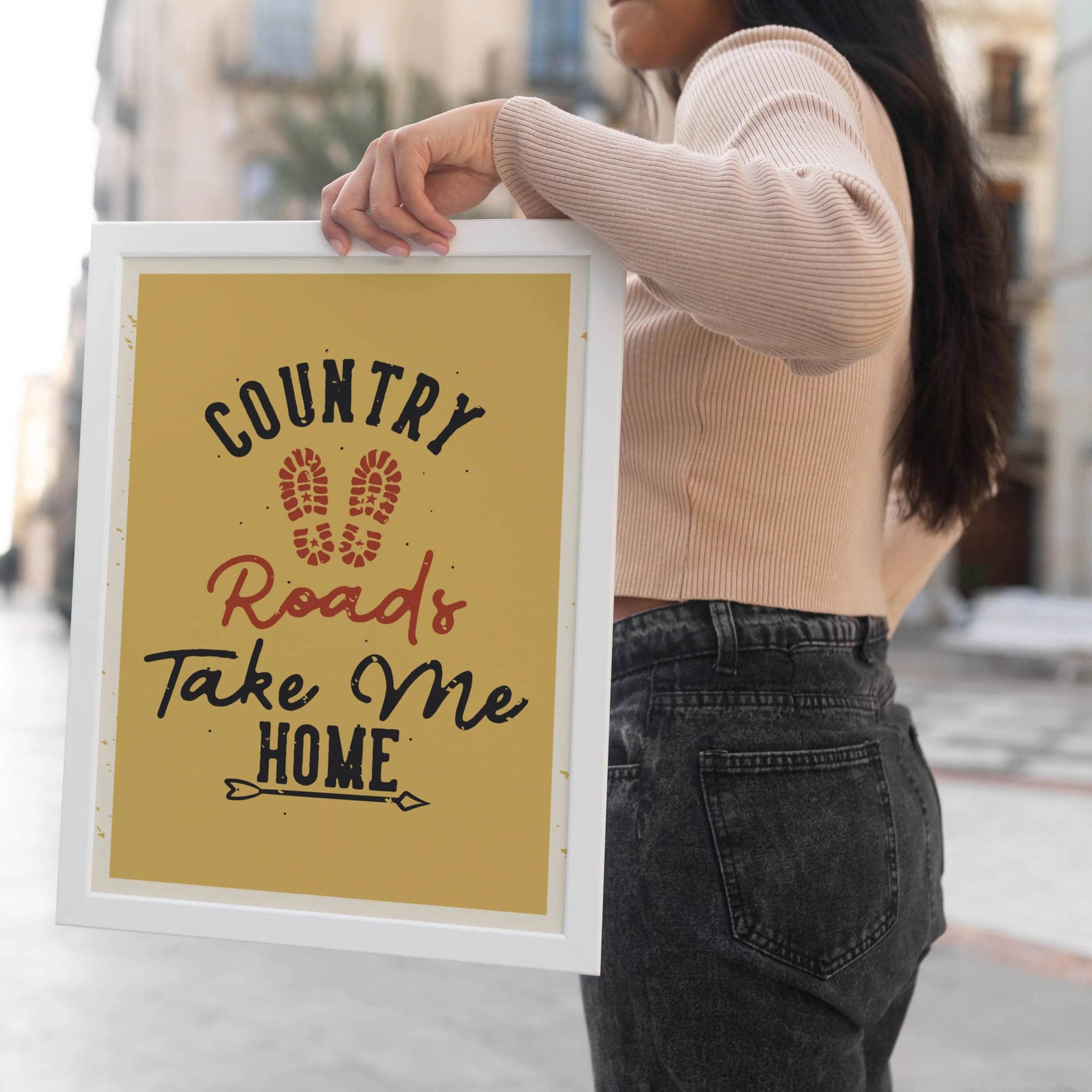 Country Roads Take me Home Poster – HypeSheriff