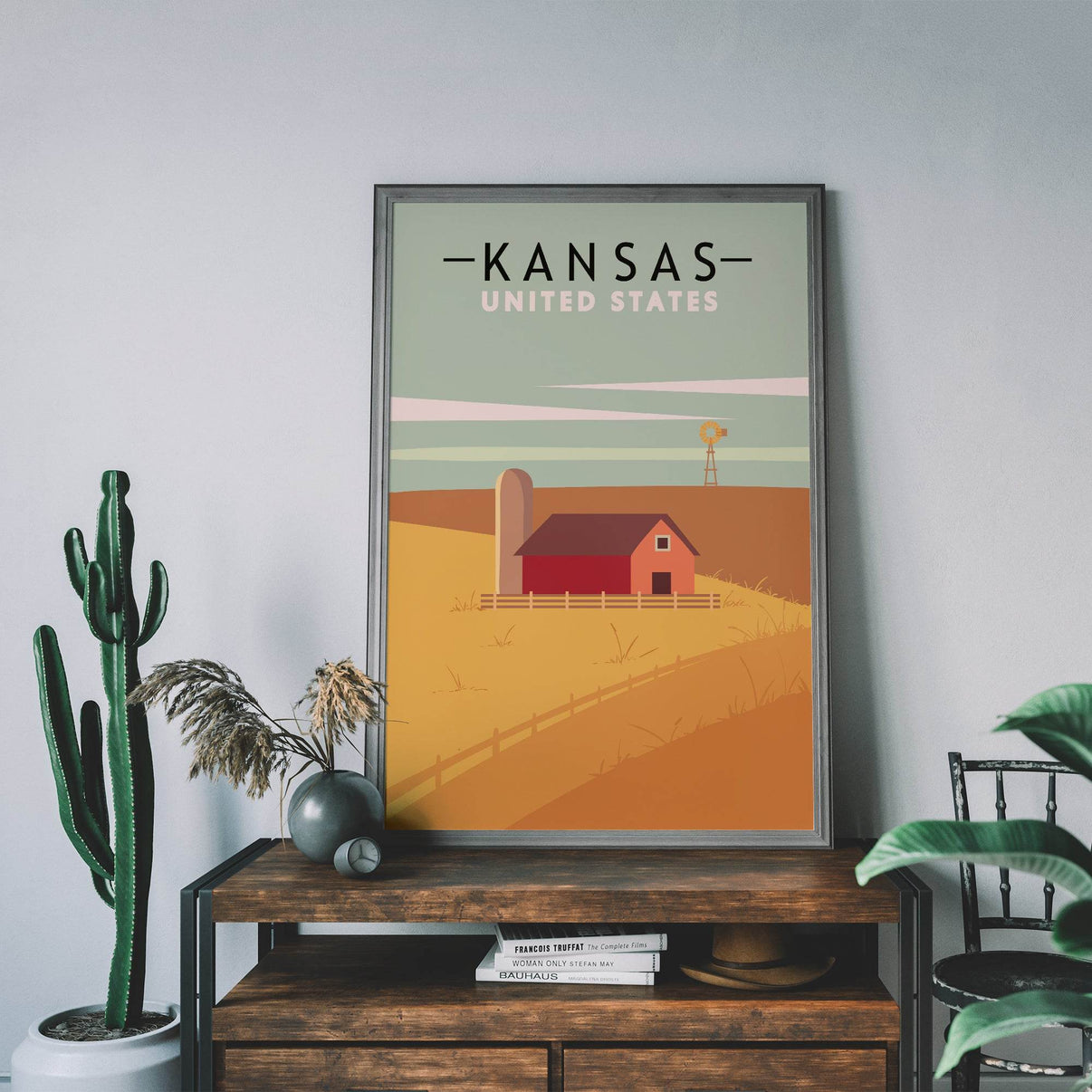 Kansas Retro Poster | Iconic Posters, Original Art Prints – HypeSheriff