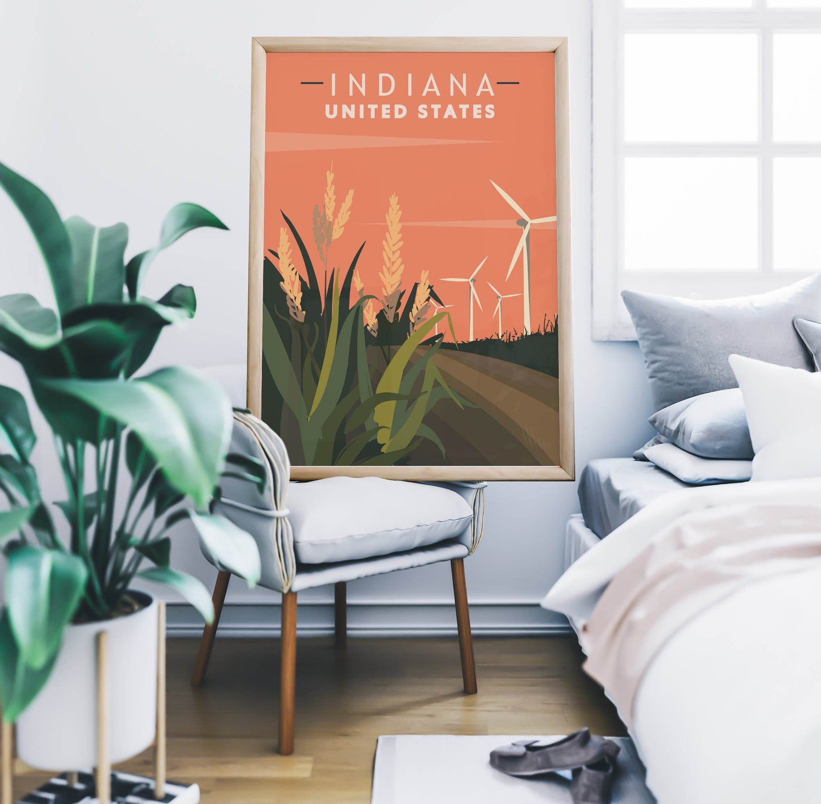 Indiana Travel Poster | Iconic Posters, Original Art Prints – HypeSheriff